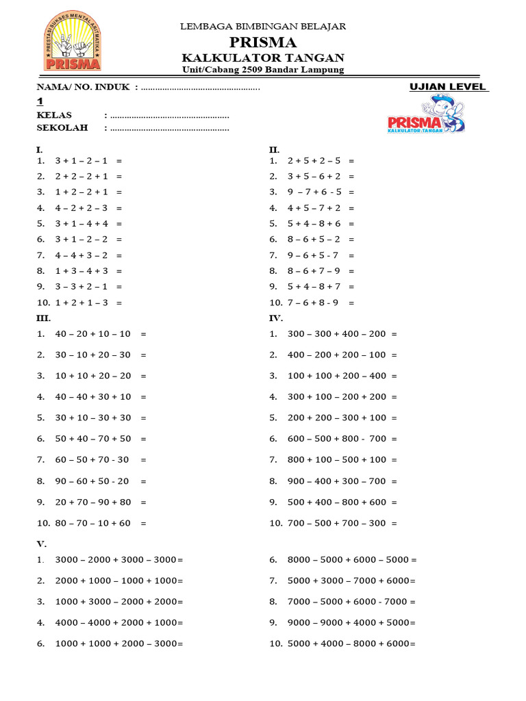 Soal Ujian Level 1 - 2 Plus - 10 Nasional B.lampung | PDF | Teaching Methods & Materials
