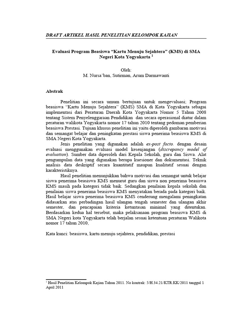 Artikel Kelompok Kajian | PDF