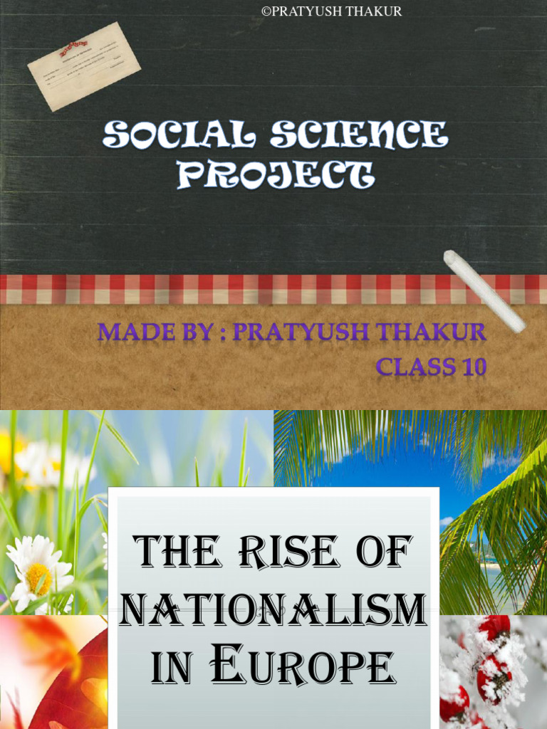 SST Project On Rise of Nationalism in Europe by Pratyush Thakur | PDF ...