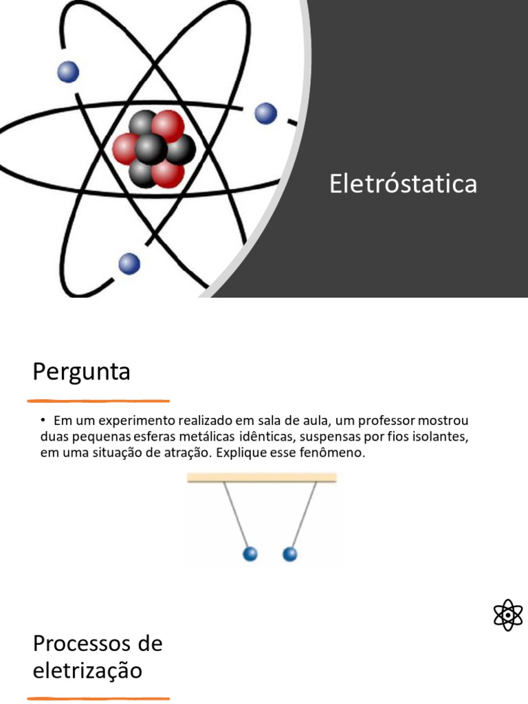 Eletrostática (Parte 2) | Download grátis PDF | Carga elétrica ...