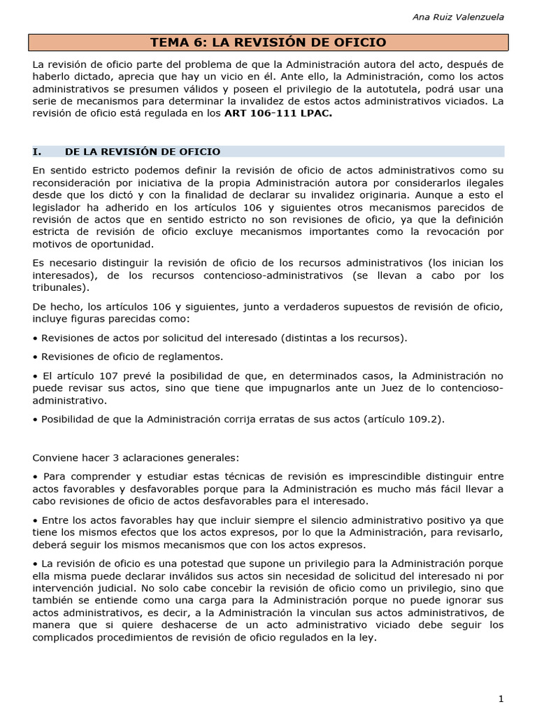 Tema 6 (Admin II) | PDF | Gobierno | Justicia