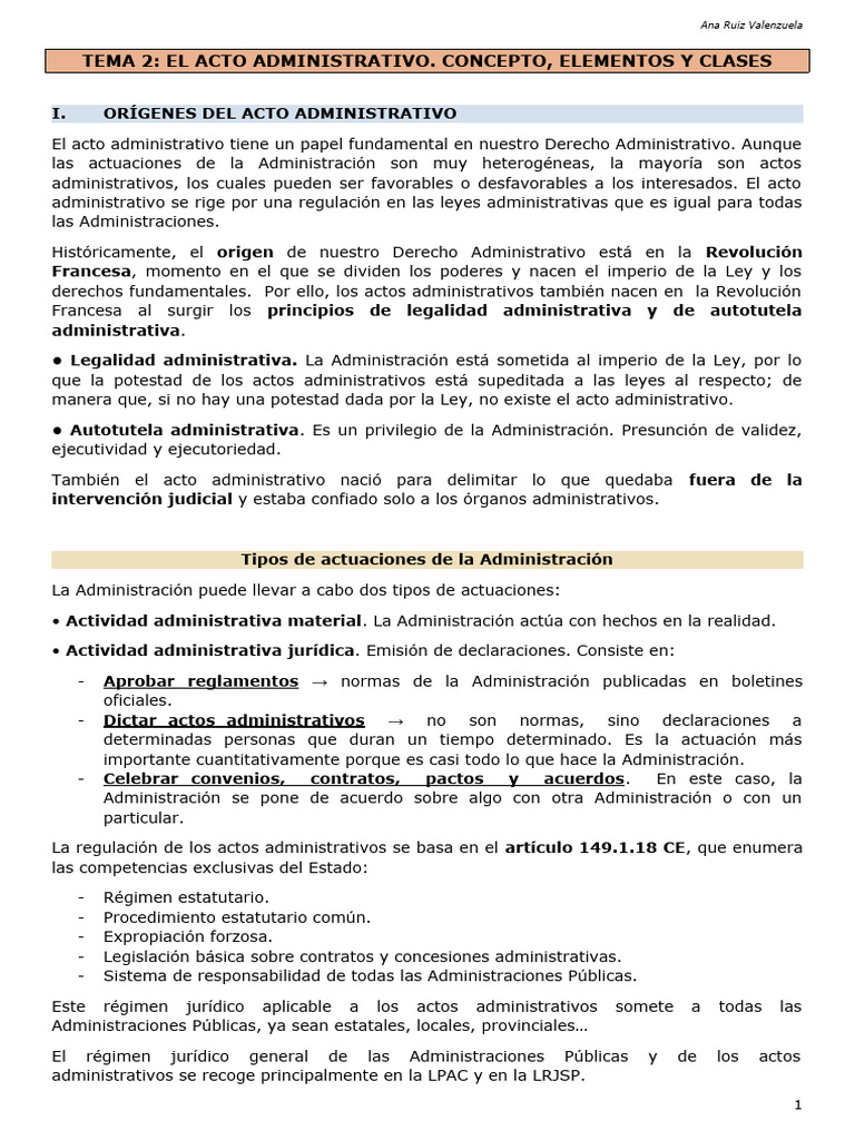 Tema 2 (Admin II) | Descargar gratis PDF | Regulación | Ciencias Políticas