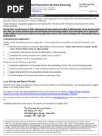 DCI Community Housing Application Form | PDF | Landlord