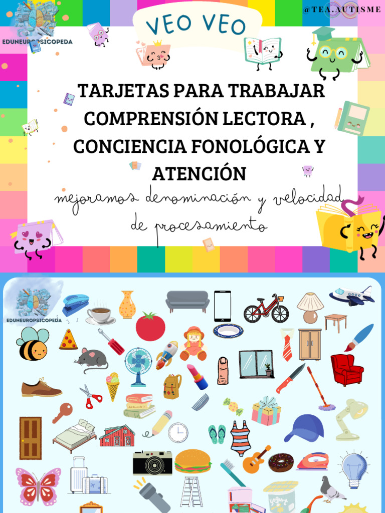 Tarjetas de VEO VEO para Aprendizaje | PDF
