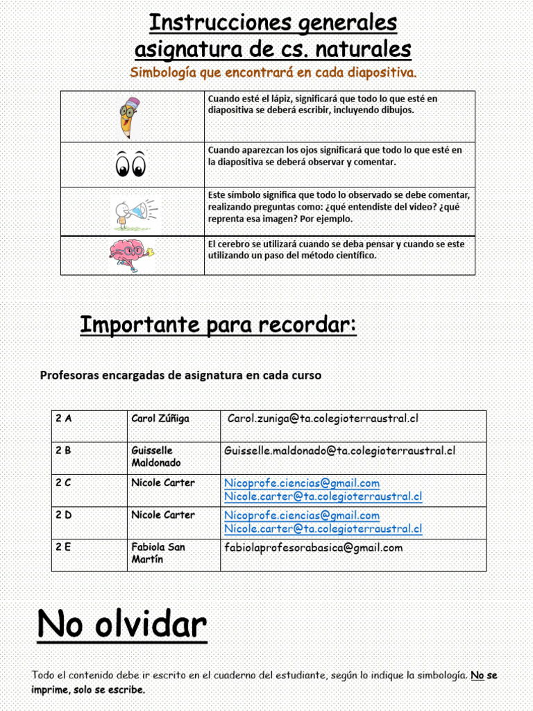 2° Básico - Cs Natural Clase4 | PDF