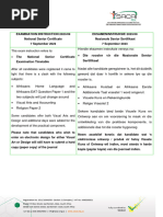 2024 NSC Final Grade 12 Exam Timetable | PDF | Educational Stages