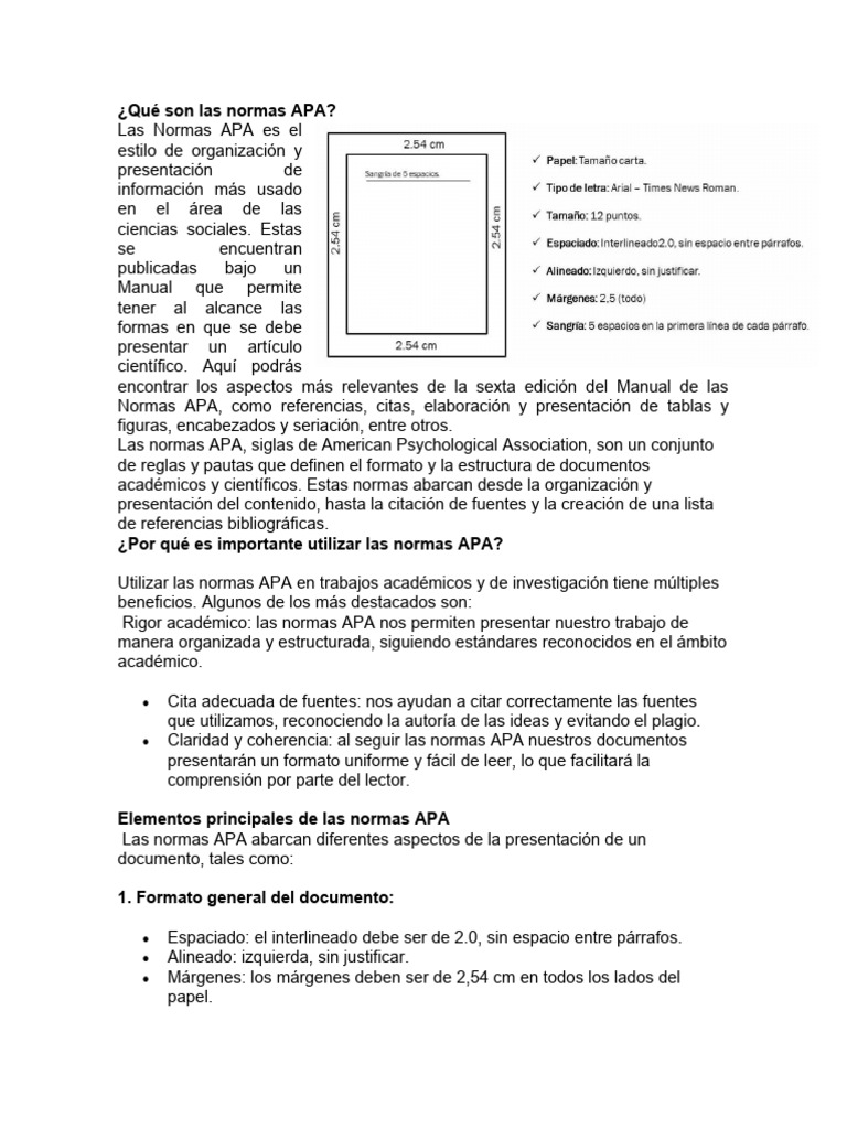 Normas Appa | PDF | Estilo apa | Citación