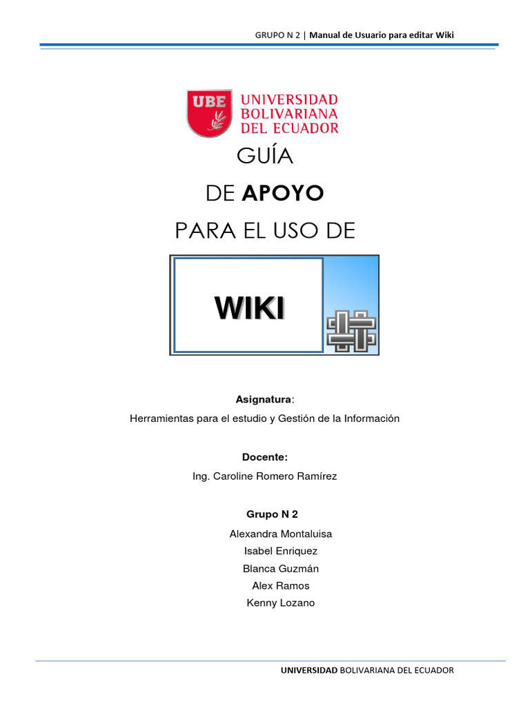 Manual de Usuario Eva - Wiki-1 | PDF | Wiki | Red mundial