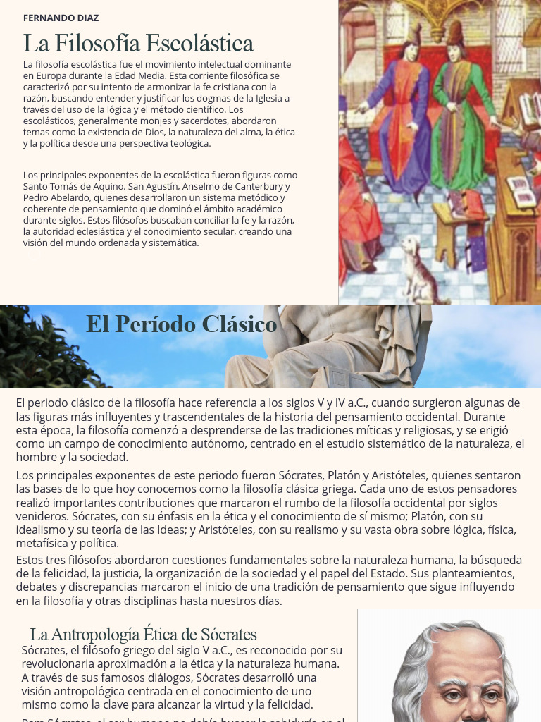 La-Filosofia-Escolastica y Mundo Clasico. 2024 | PDF | Tomás de Aquino ...