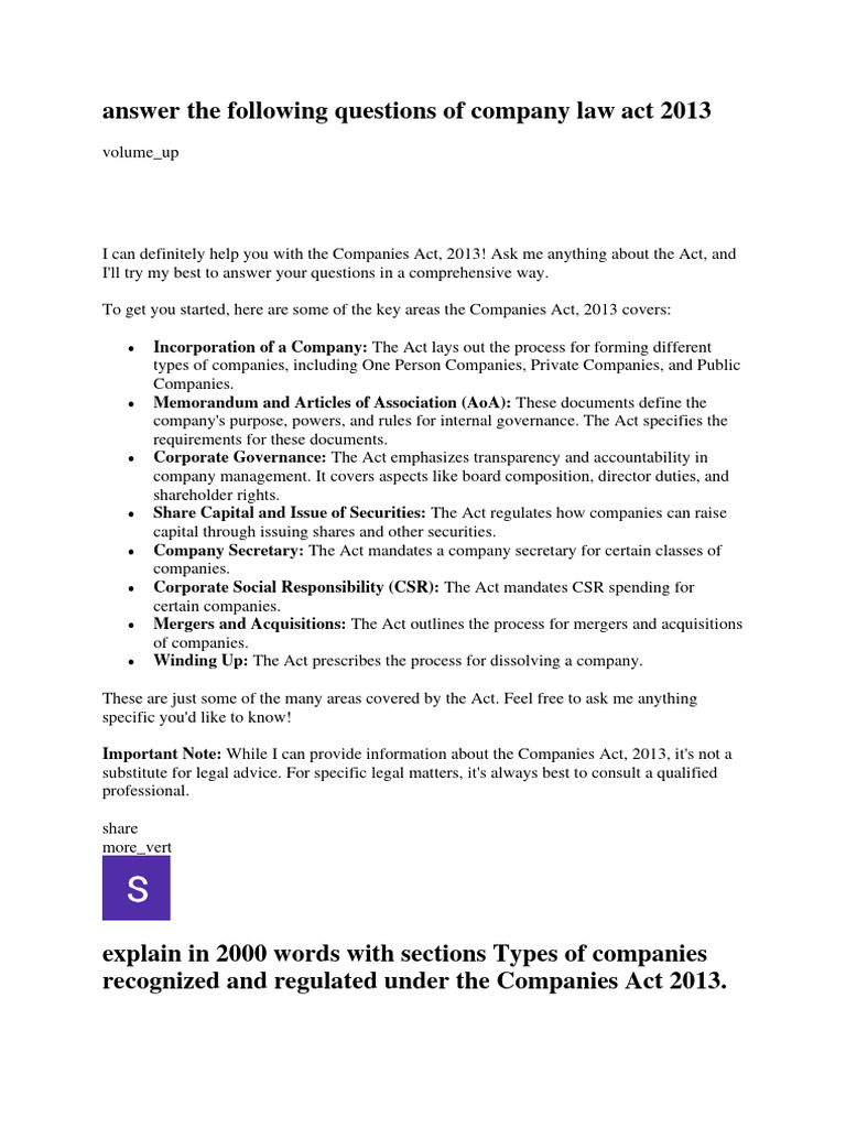 COMPANY LAW NOTES Part1 | PDF | Stocks | Dividend