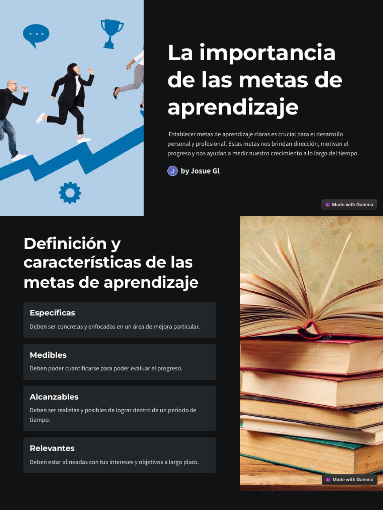La Importancia de Las Metas de Aprendizaje | PDF