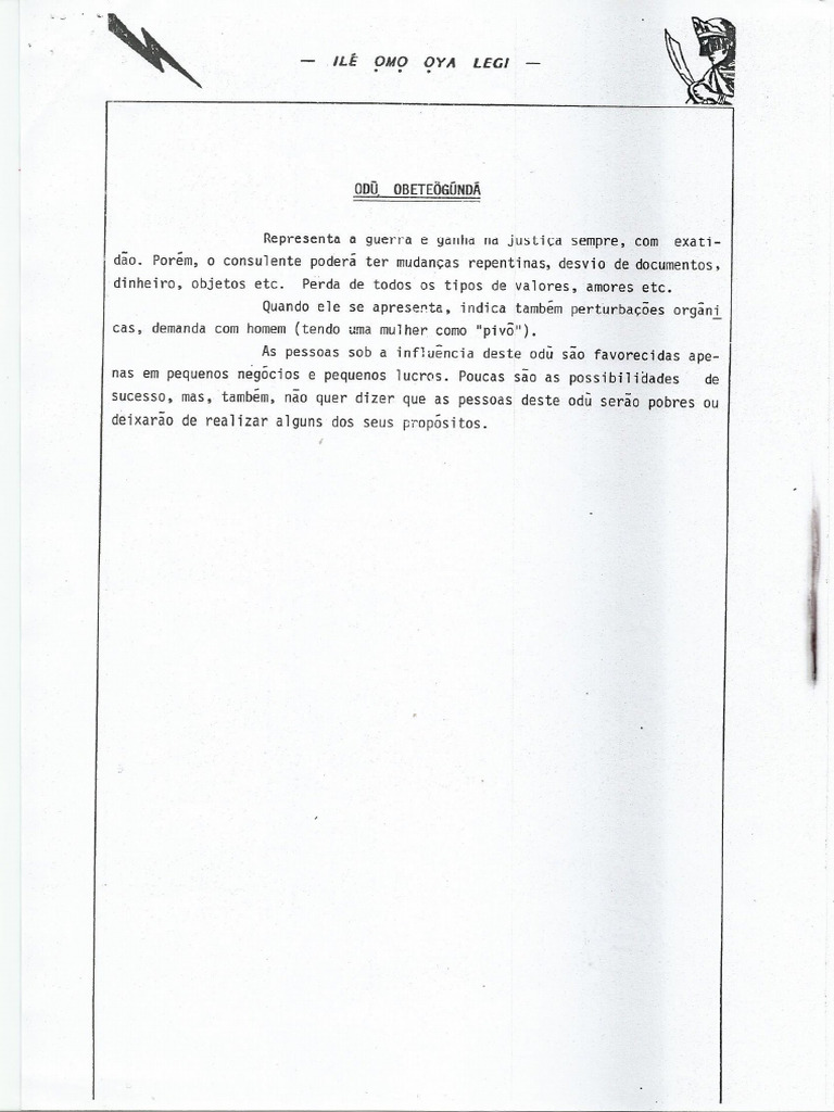 Caminhos de Odu | PDF