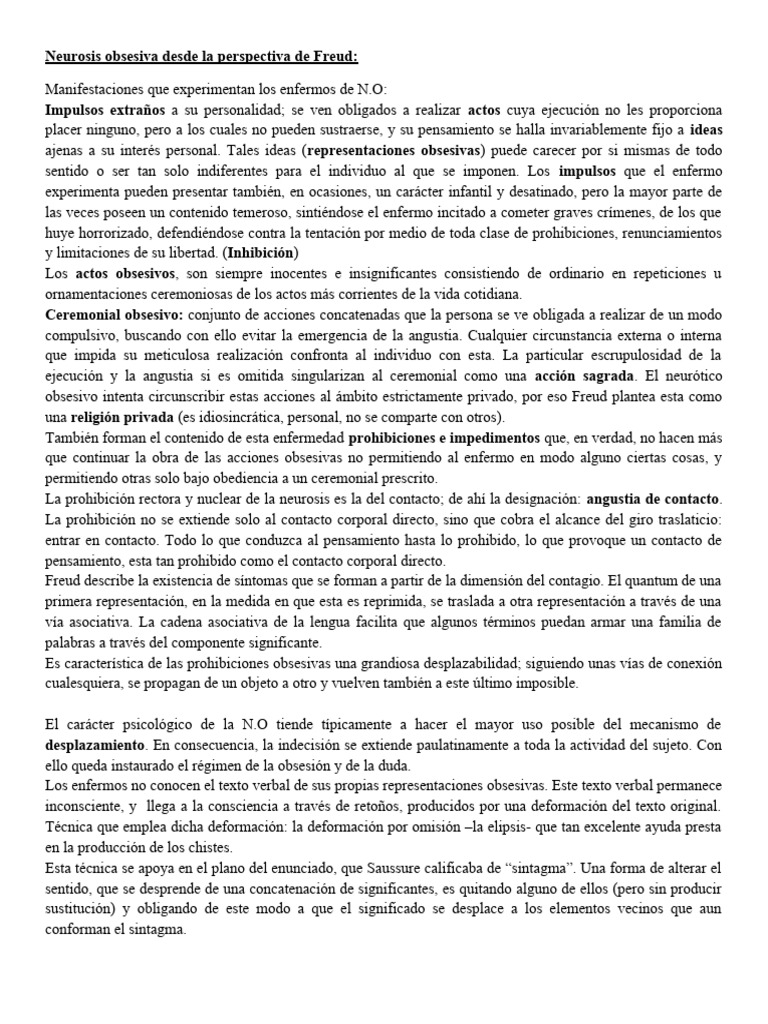 Resumen Psicopato | PDF | Neurosis | Mente inconsciente