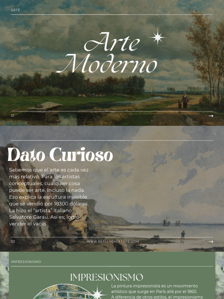 Arte Moderno | PDF | Impresionismo | Vanguardia