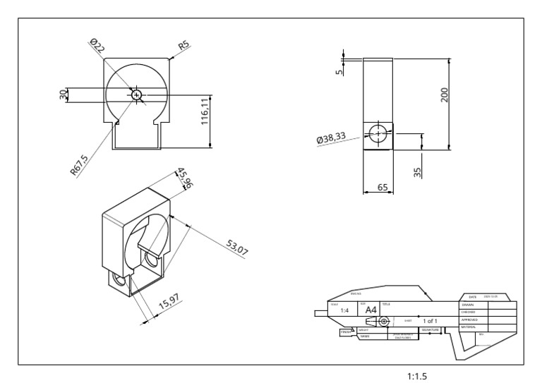 Base para Tornillo Sin Fin Plano | PDF
