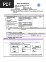 Sesion El Cuerpo Ciencia Segundo Grado | PDF | Aprendizaje | Evaluación
