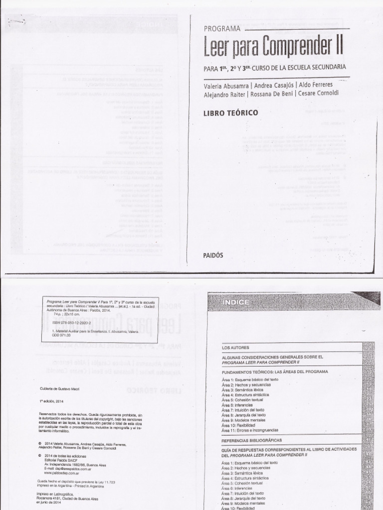 Leer para Comprender | PDF