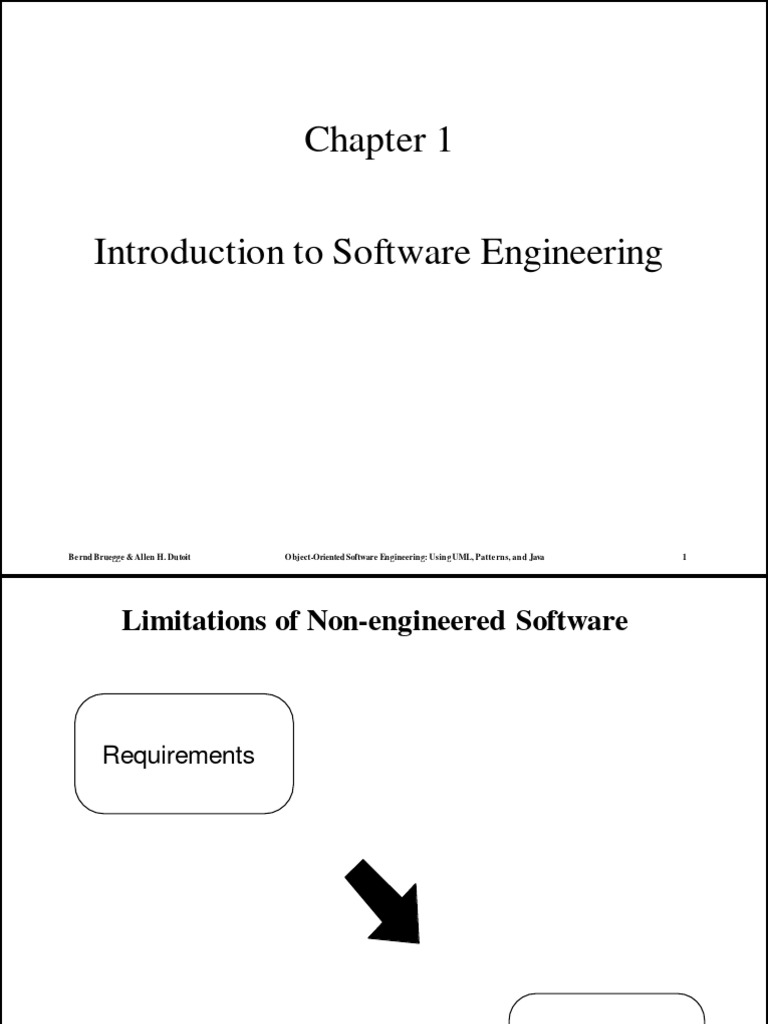 1 Ch1 Introduction To Swe Pdf Object Oriented Programming Class Computer Programming