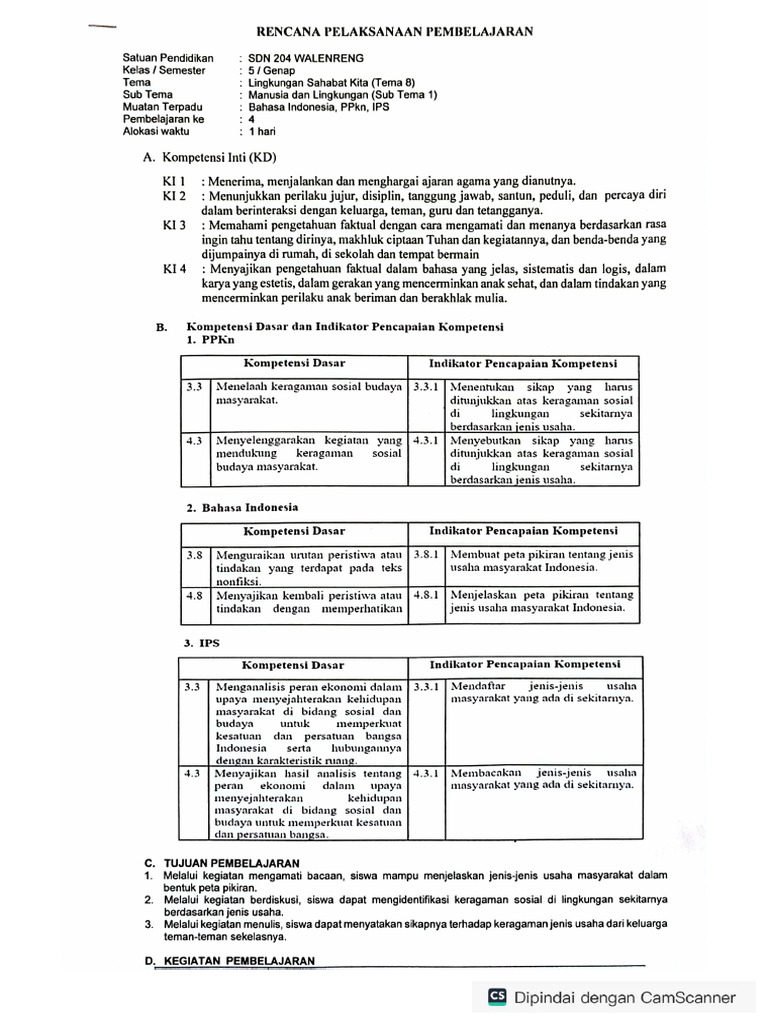 Tema 8 Subtema 1 Pembelajaran 4 | PDF