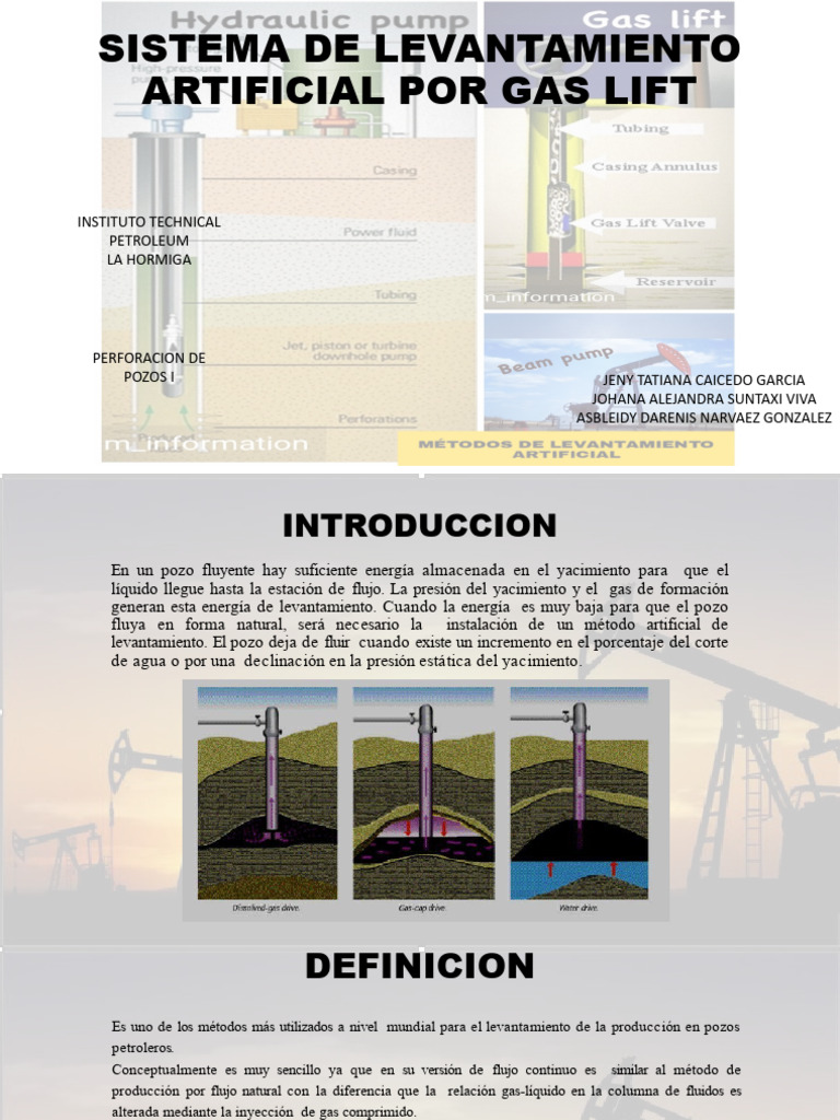 SISTEMA DE LEVANTAMIENTO ARTIFICIAL POR GAS LIFT | Descargar gratis PDF | Ingeniería mecánica ...