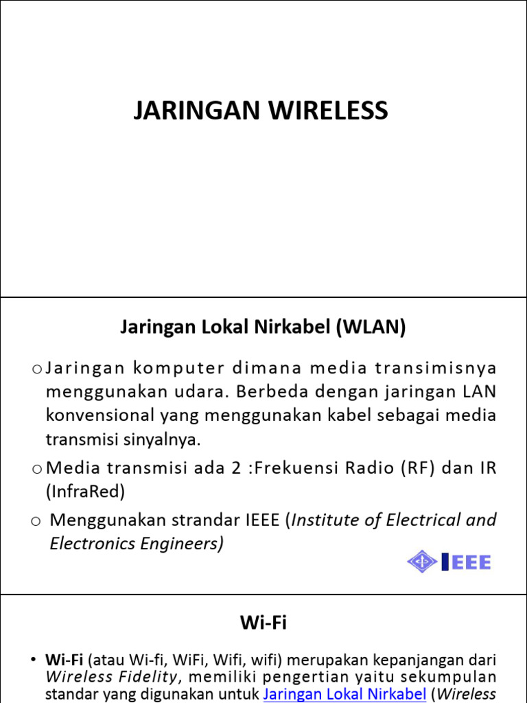 Jaringan Wireless1 | PDF