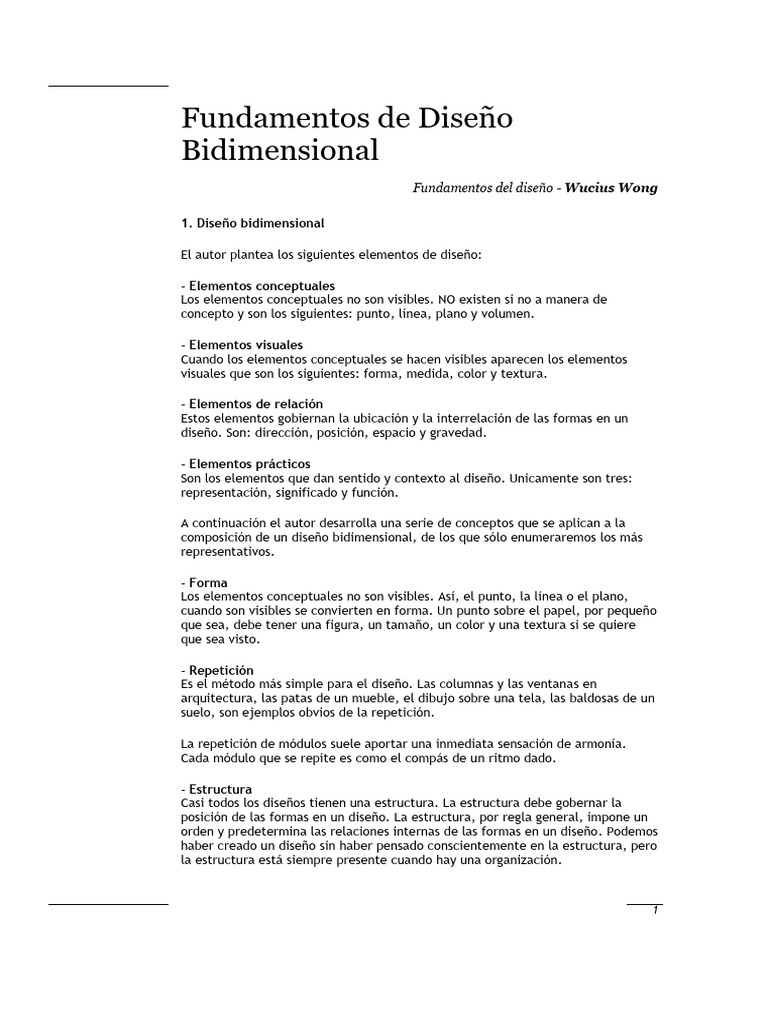 Fundamentos Del Disen o Bidimensional | PDF | Diseño | Dibujo