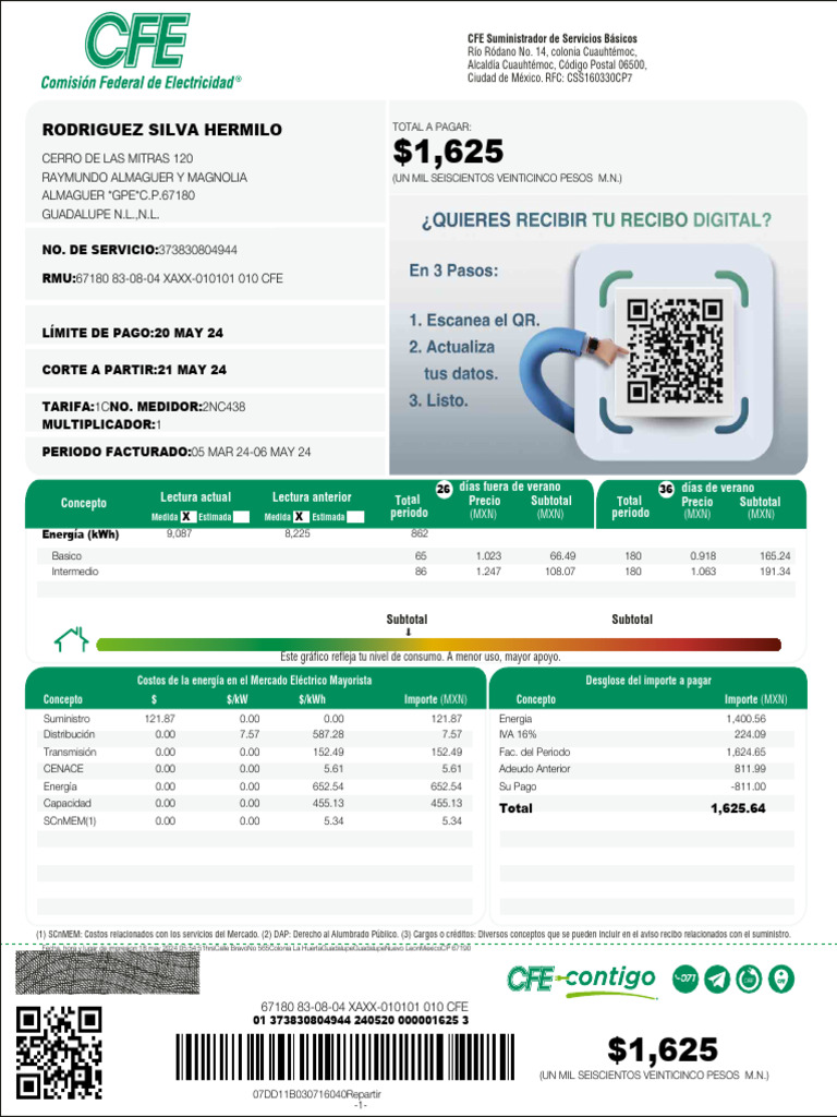 Rodriguez Silva Hermilo | PDF | Ingenieria Eléctrica | Cantidades fisicas