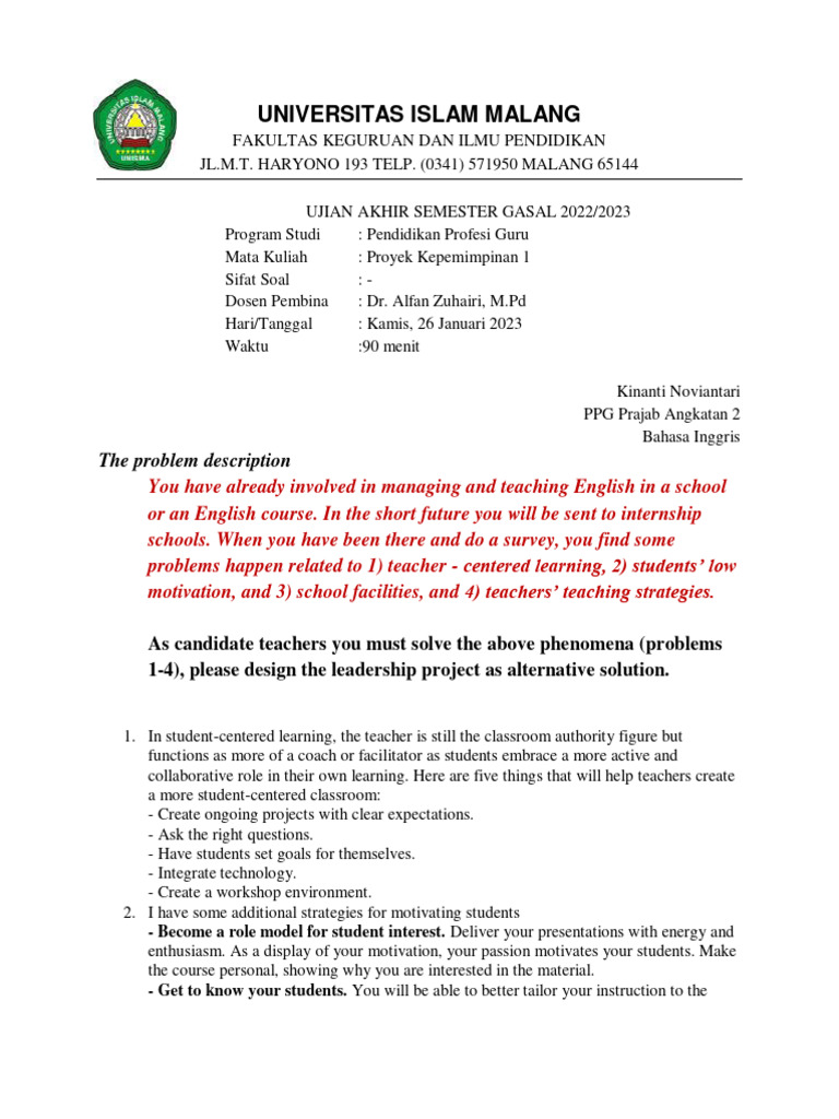 UTS_PK 1 | PDF | Learning | Cognition