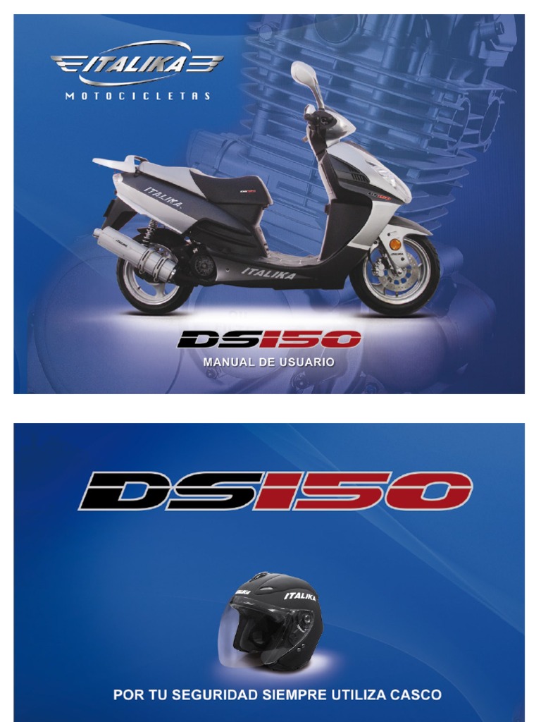 Italika DS150 - Usuario | Motocicleta | Transmisión automática