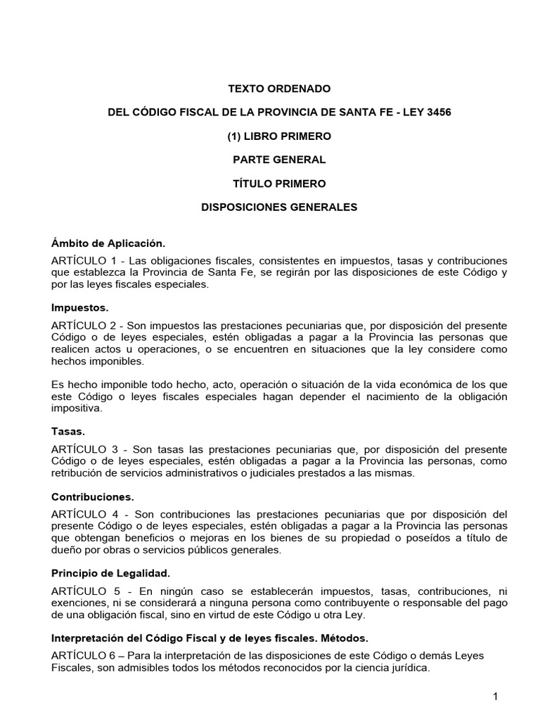 1-Codigo Fiscal - Texto Ordenado 2024 | PDF | Impuestos | Presupuesto
