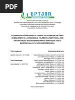 Portada de Proyecto Uptjaa | PDF
