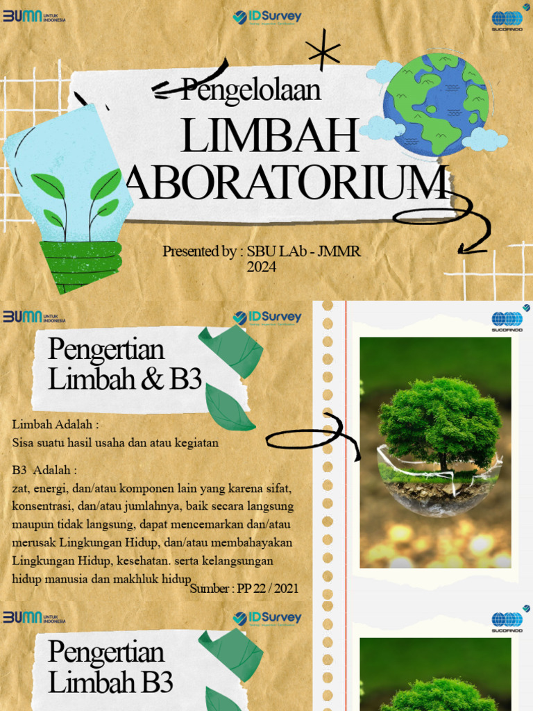 Pengelolaan Limbah Laboratorium 2024 | PDF