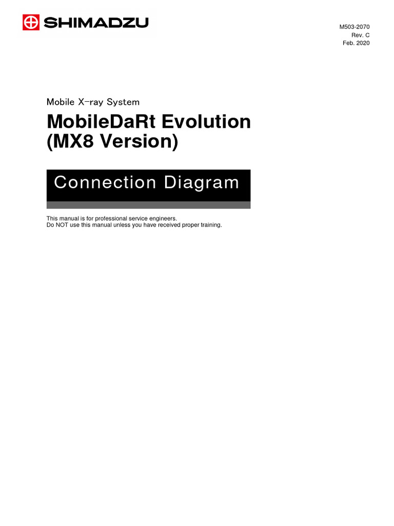 MX8 Mobile X-ray Connection Diagram | PDF