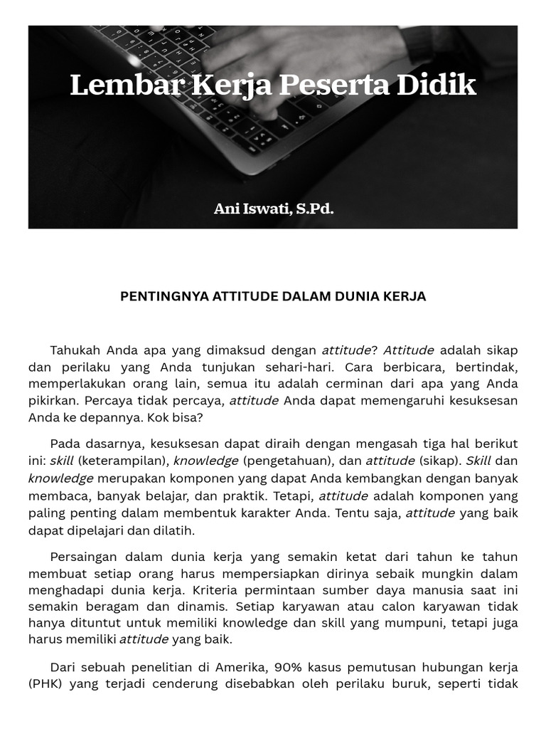 Ani Iswati-LKPD-Pengatur Grafis | PDF | Karier & Perkembangan | Bisnis