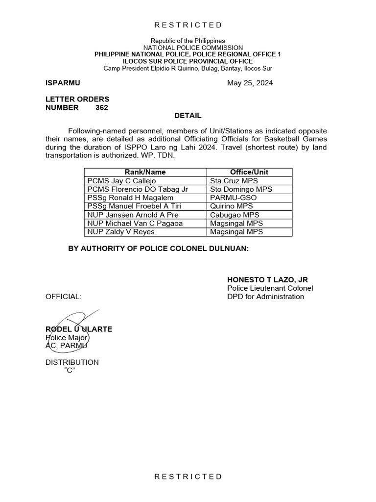 Officiating Officials | PDF