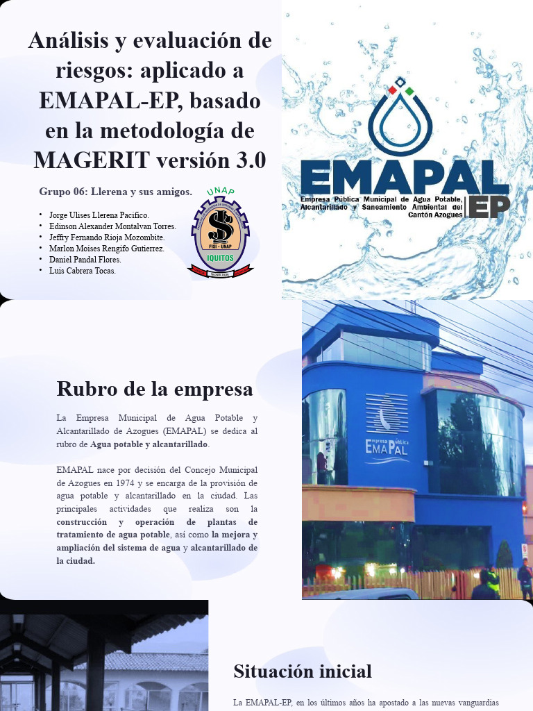 GRUPO 06 EMAPAL-EP Metodologia de MAGERIT v3.0 | PDF | La seguridad ...