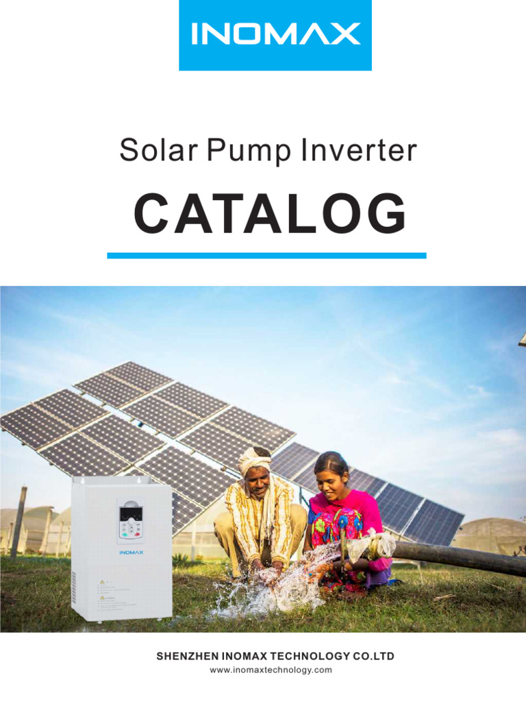 INOMAX Solar Pump Inverter Catalog V216 | PDF | Mains Electricity ...