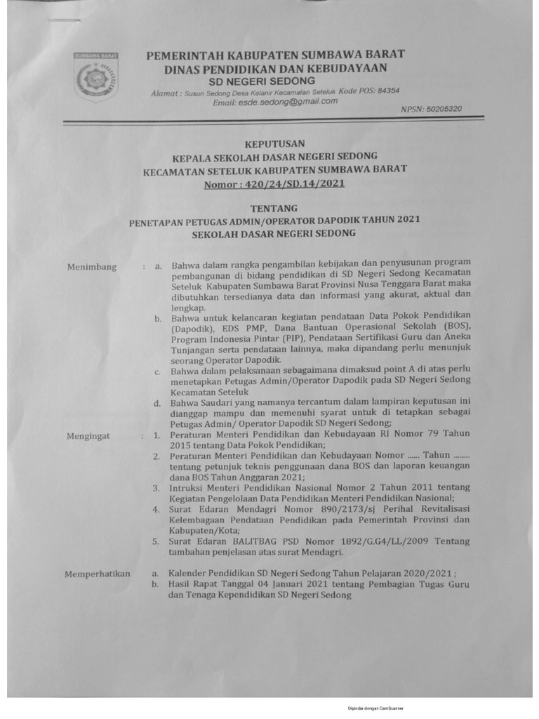 SK OPS SDN Sedong | PDF