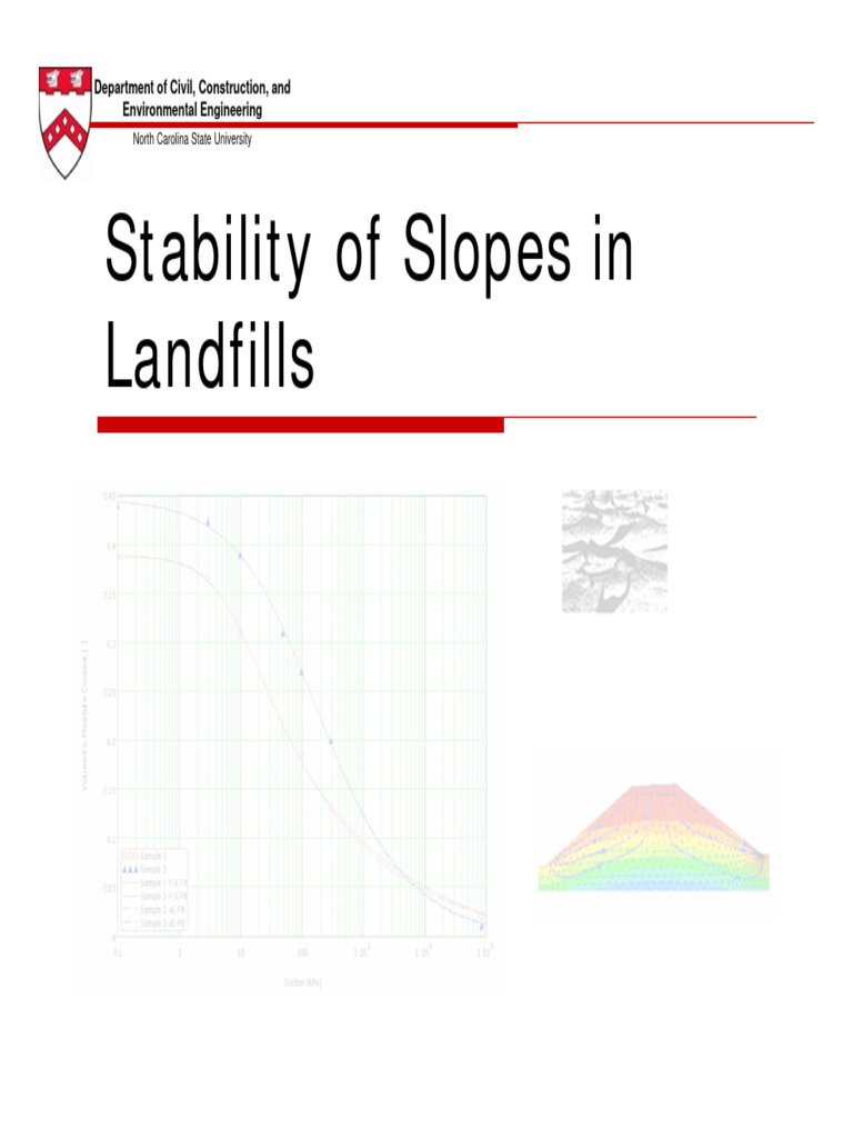 Stability of Slopes in Landfills | PDF | Landslide | Materials