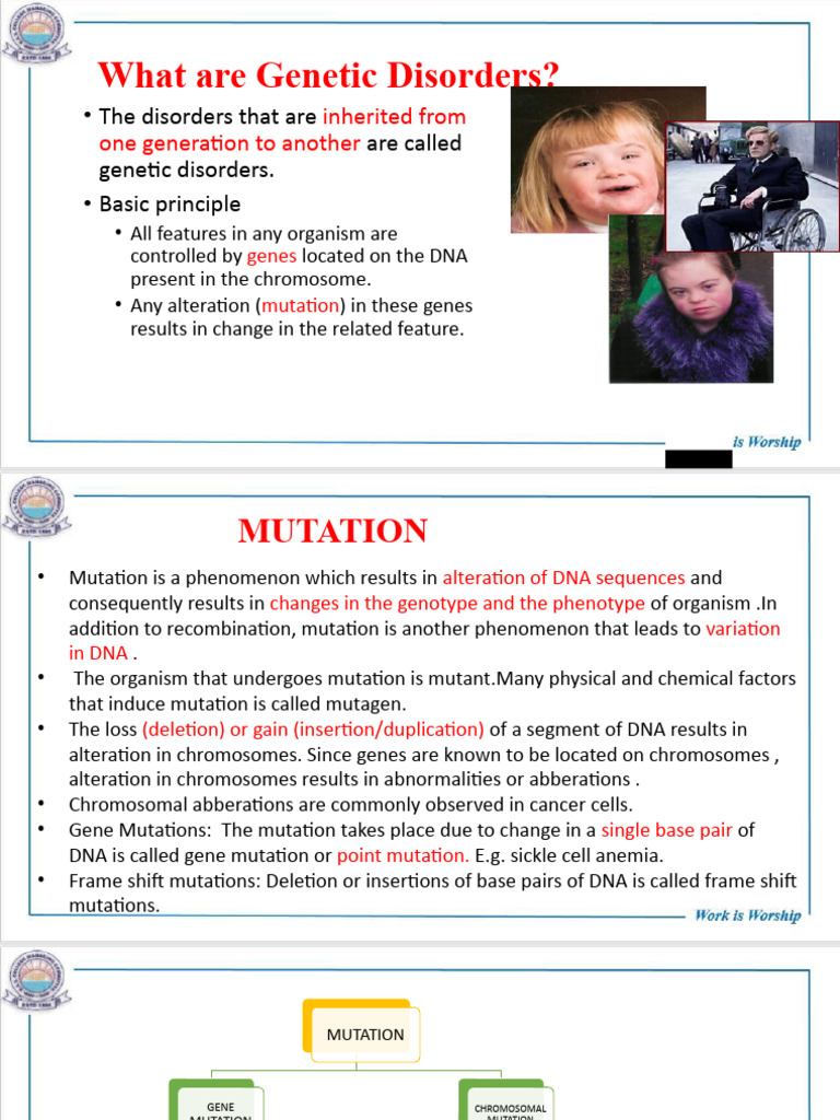 Principles of Inheritance _ Variation (Part-3) | Download Free PDF ...