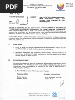 DPWH Guidelines for Work Suspension | PDF | Government | Justice