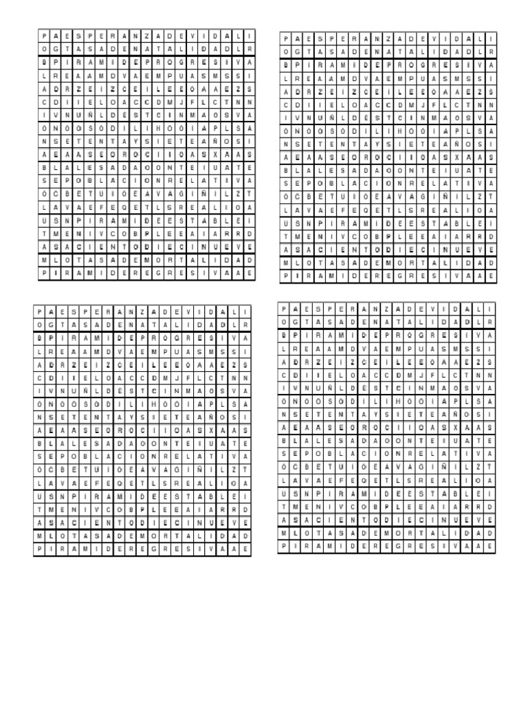 Sopa de Letras para Imprimir | PDF