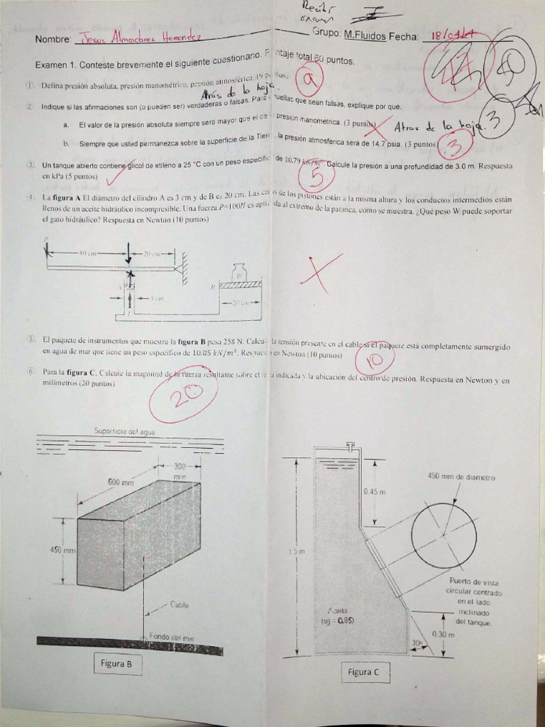 Examen .Fluidos U2 | PDF