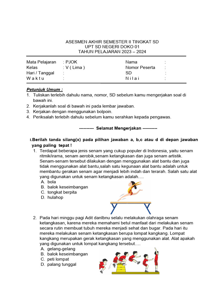 Pas 2 Kelas 2 2023 2024 Pdf