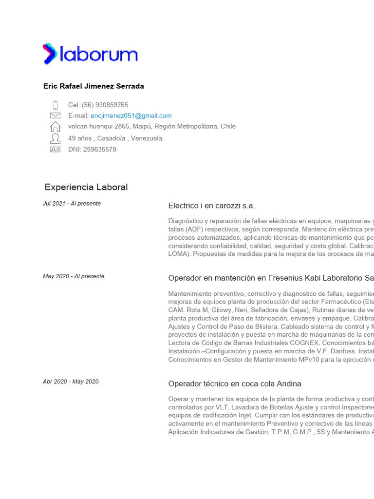 Experto en Mantenimiento Eléctrico y Técnico | PDF | Controlador lógico ...