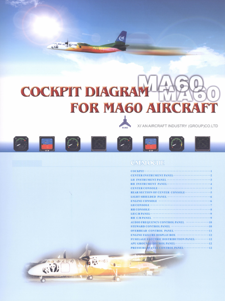 Ma60 Cockpit Diagram | PDF