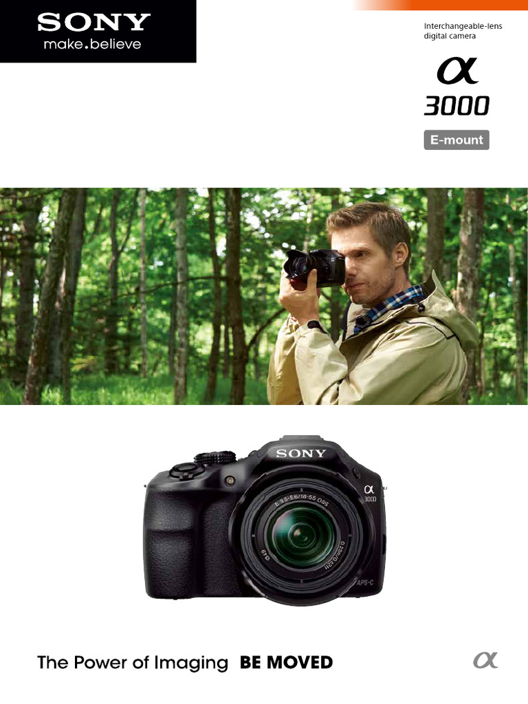 A3000 Brochure | PDF | Zoom Lens | Camera