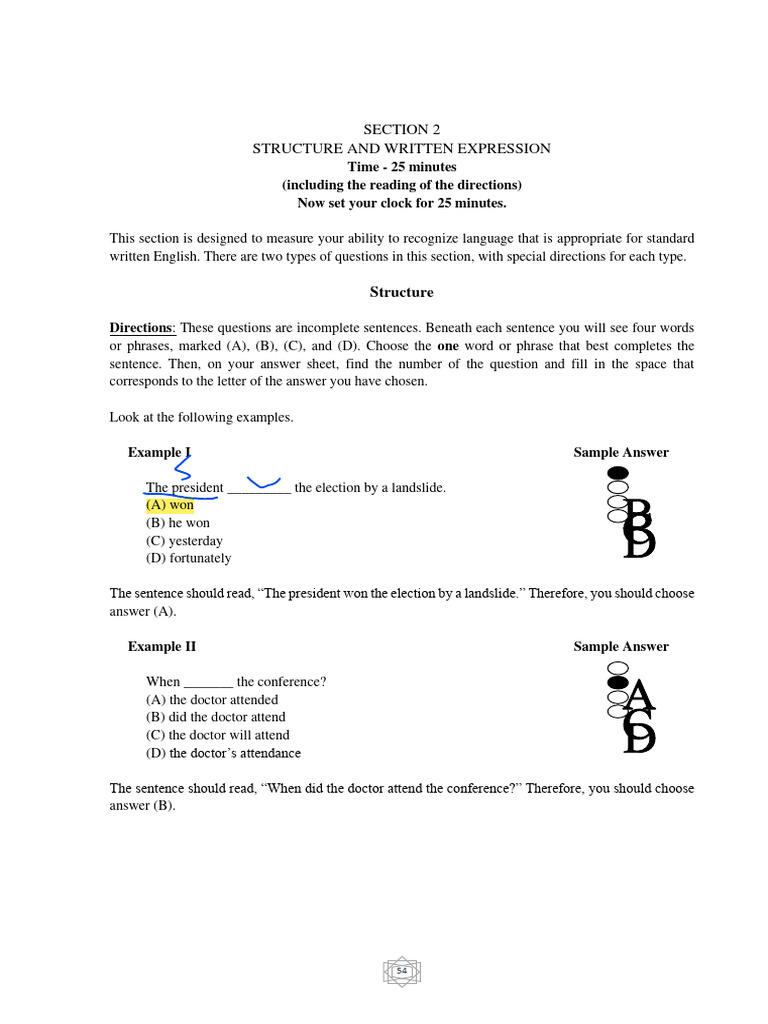 Structures N Vocabularies Pembahasan | PDF | Verb | Grammatical Number