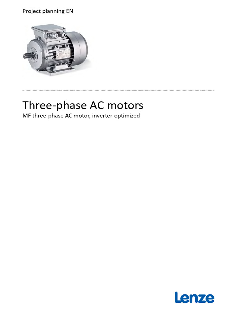 Project_planning_MF_three-phase_AC_motors_Drehstrommotoren_MF_EN | Download Free PDF ...