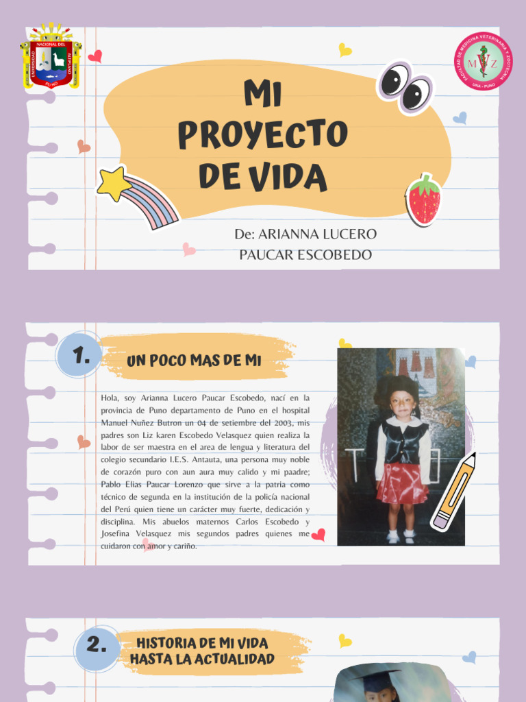 Proyecto de Vida en Veterinaria | PDF | Relaciones personales, crianza ...